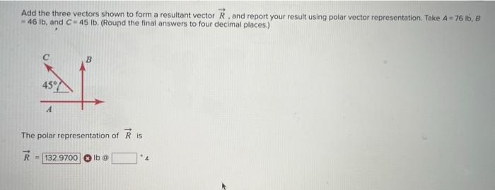 Solved Add the three vectors shown to form a resultant | Chegg.com