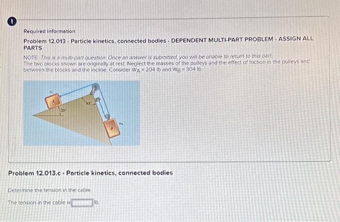 Solved Required information Problem 12.013 - Particle | Chegg.com