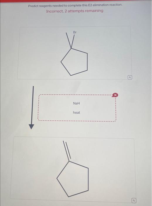 Solved Predict reagents needed to complete this E2 | Chegg.com