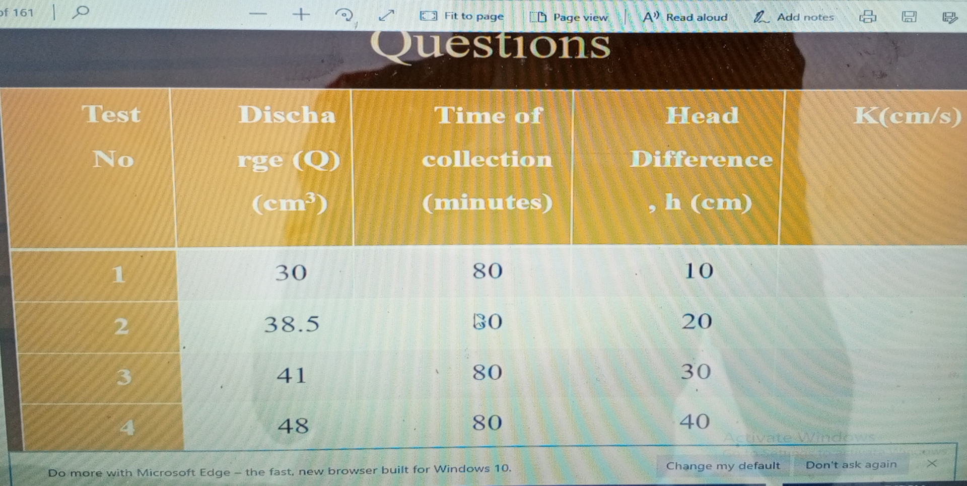 Solved A constant-head permeameter has a sample of | Chegg.com