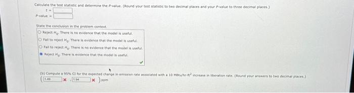 Solved solve for t, and p value based off of chartthen solve | Chegg.com