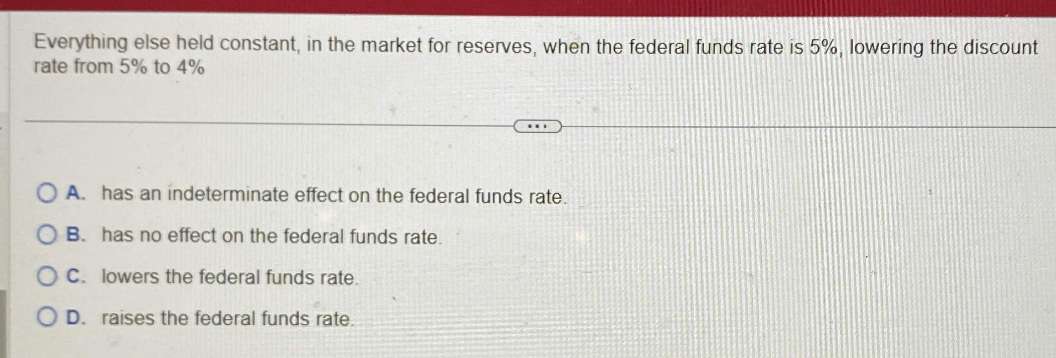 Solved Everything else held constant, in the market for | Chegg.com