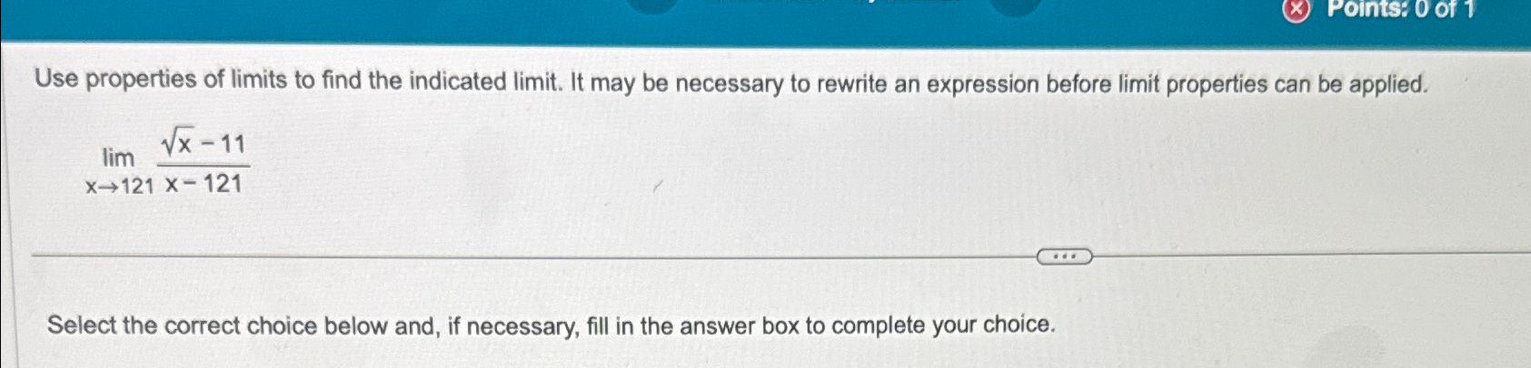Solved Use properties of limits to find the indicated limit. | Chegg.com