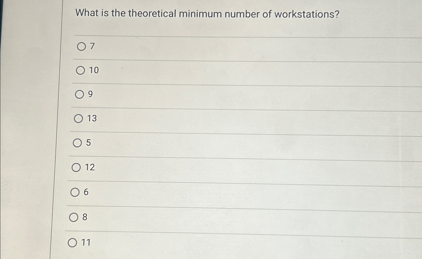 Solved What is the theoretical minimum number of | Chegg.com