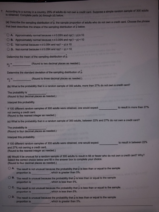 Solved A simple random sample of size n=55 is obtained from | Chegg.com