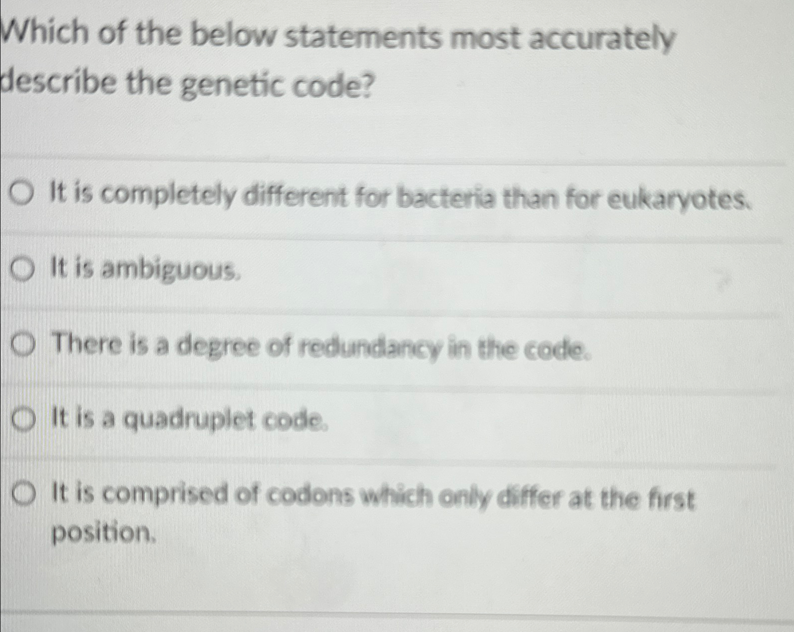 Solved Which of the below statements most accurately | Chegg.com