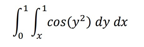 Solved Calculate the iterated integral by first reversing | Chegg.com