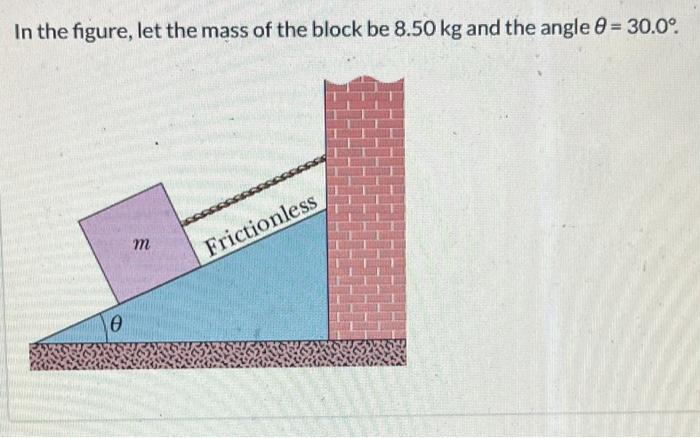 Solved Fins (a) the Tension in the cord and (b) the normal | Chegg.com