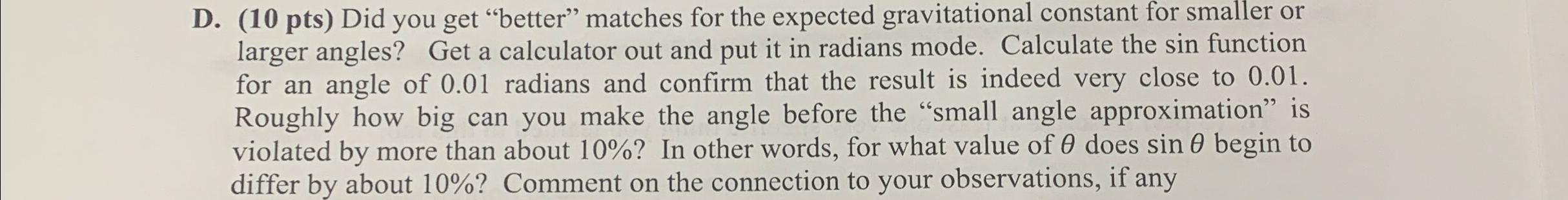 Solved D. (10 ﻿pts) ﻿Did you get "better" matches for the | Chegg.com