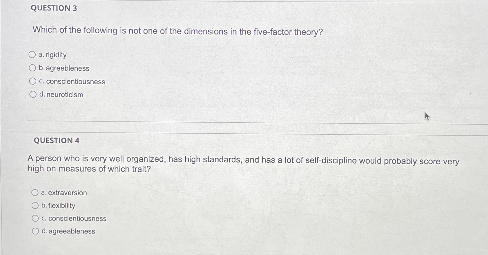 Solved QUESTION 3Which of the following is not one of the | Chegg.com