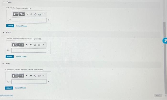 Solved Calculate The Potential Difference Across Capacitor