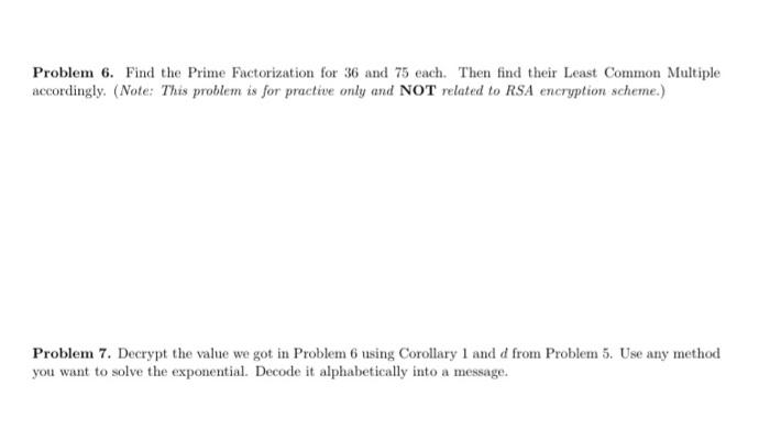 Solved Decryption Stage While everyone can do the encryption | Chegg.com