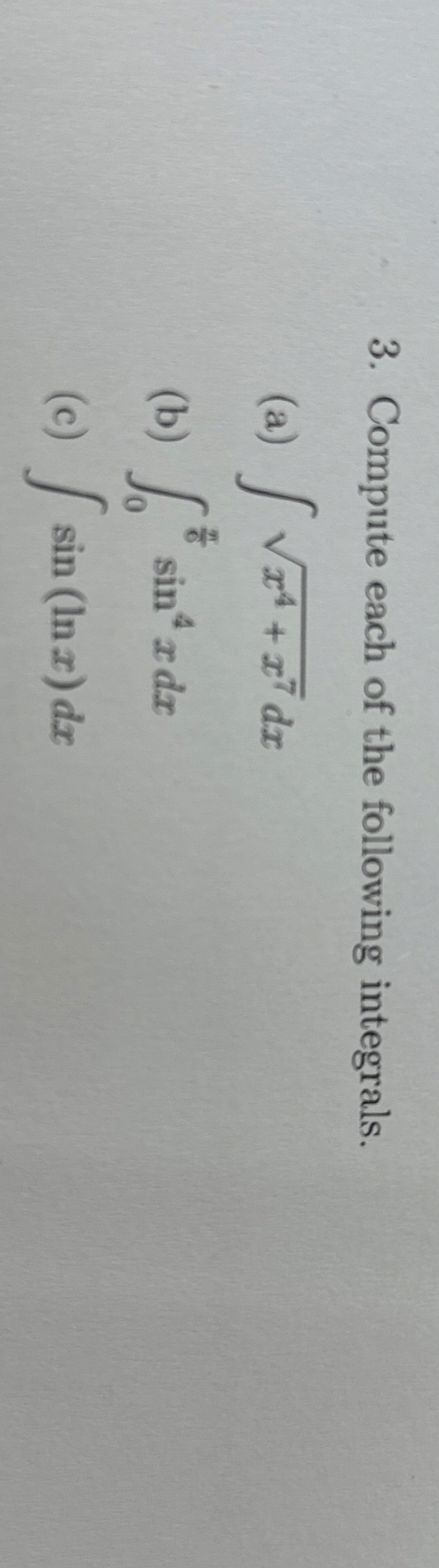Solved Compute each of the following | Chegg.com