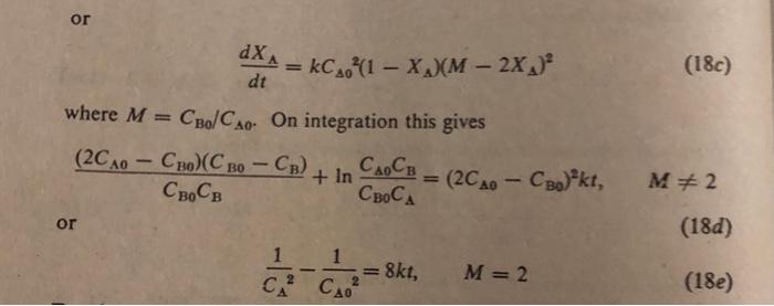 Solved Show the step by step derivation to come up with the | Chegg.com