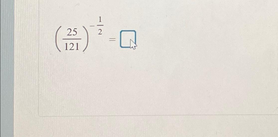 Solved (25121)-12= | Chegg.com