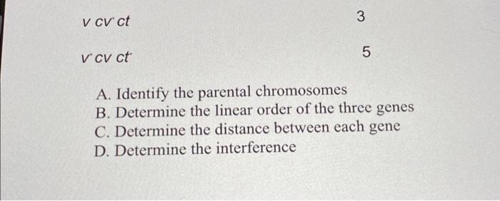 Solved 5. Utilize the following recombination data to answer | Chegg.com