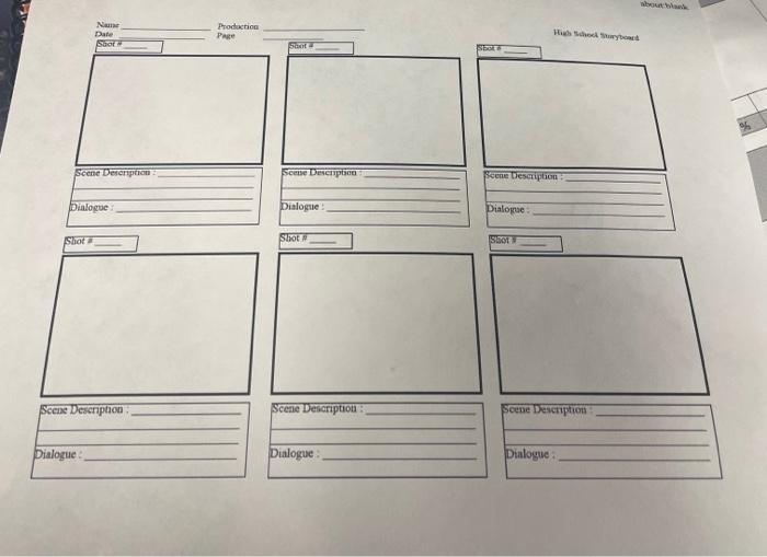 Upload Assignment: Storyboard INSTRUCTIONS Please | Chegg.com