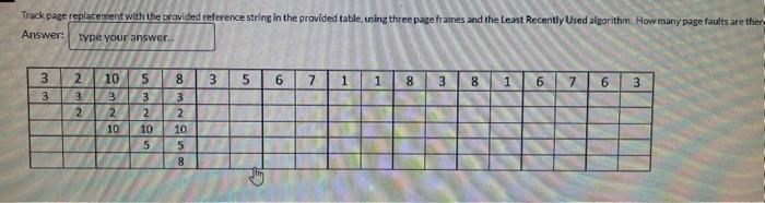 Solved Track paze replacement with the orovided reference | Chegg.com