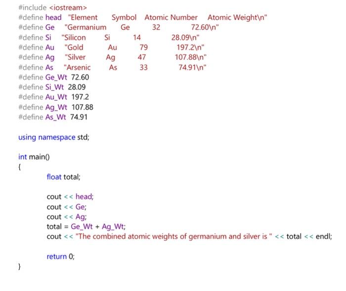 Solved C++ programming. Do the folllowing 2 changes please | Chegg.com