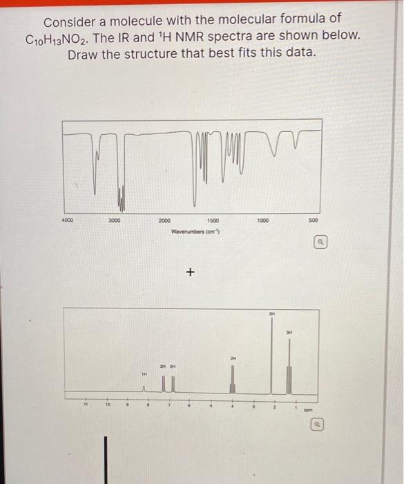 Solved Consider a molecule with the molecular formula of | Chegg.com