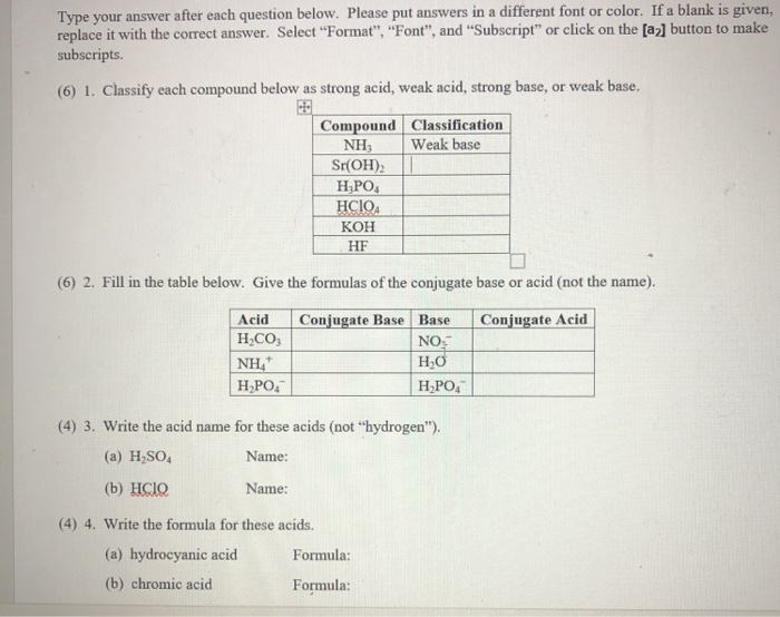 Solved Type your answer after each question below. Please | Chegg.com