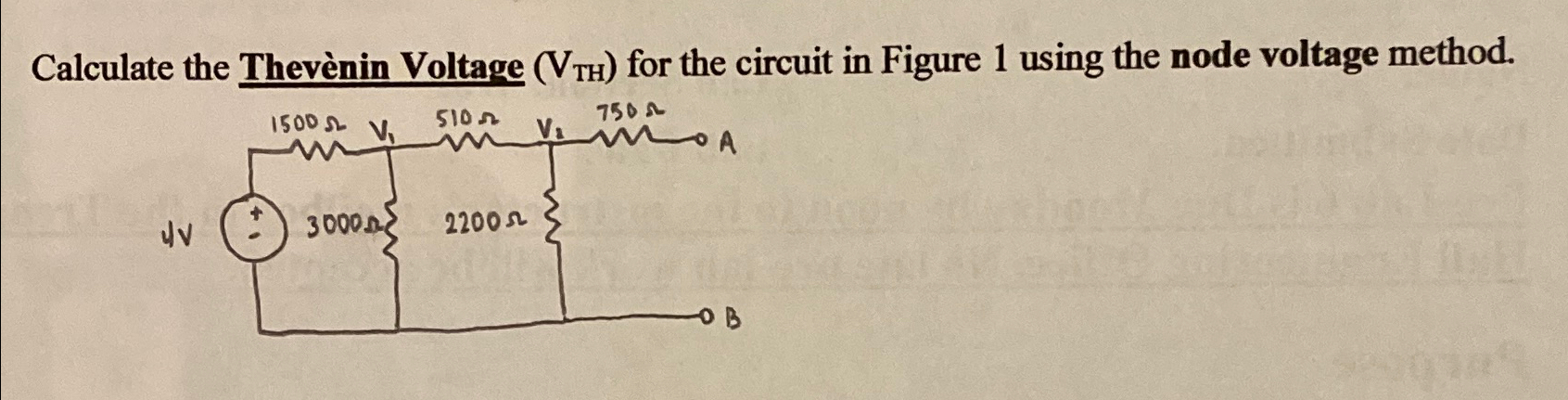 Solved Calculate the Thevènin Voltage (VTH) ﻿for the circuit | Chegg.com