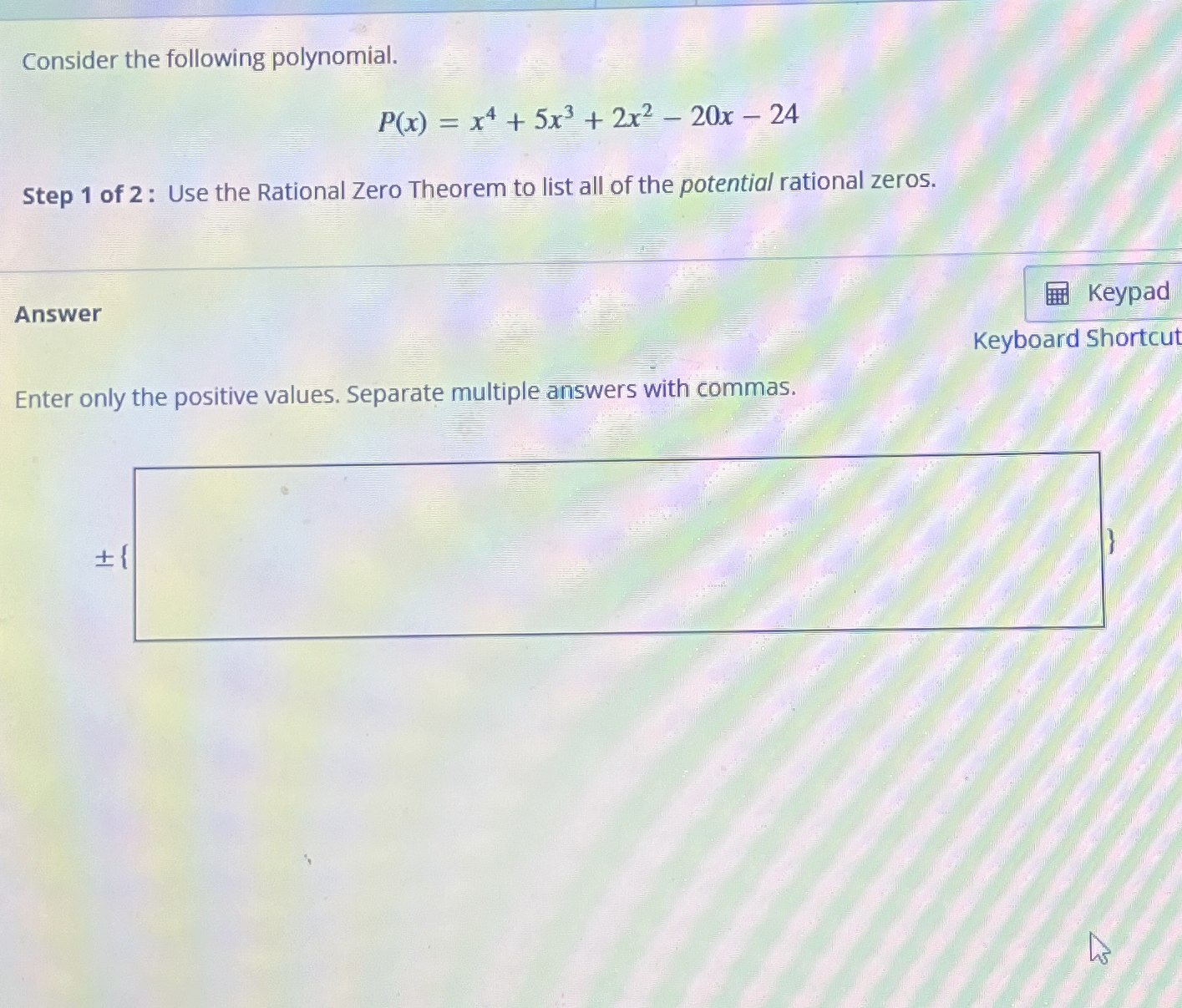 Solved Consider the following | Chegg.com