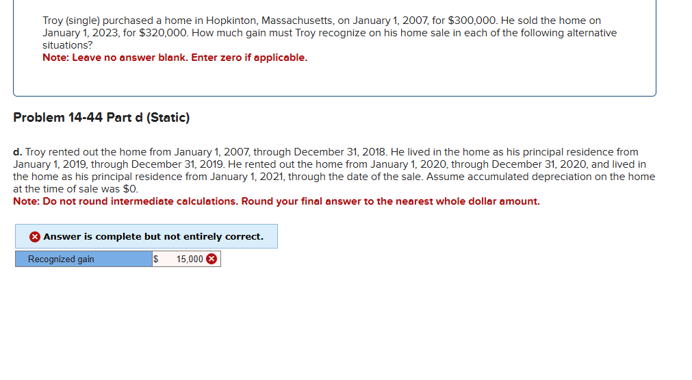 Solved January 1,2023 , ﻿for $320,000. ﻿How much gain must | Chegg.com