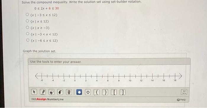 Solved Solve the compound inequality. Write the solution set | Chegg.com