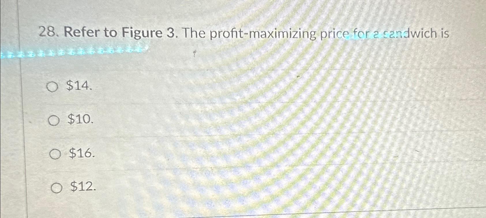 Solved Refer to Figure 3. ﻿The profit-maximizing price for 2 | Chegg.com