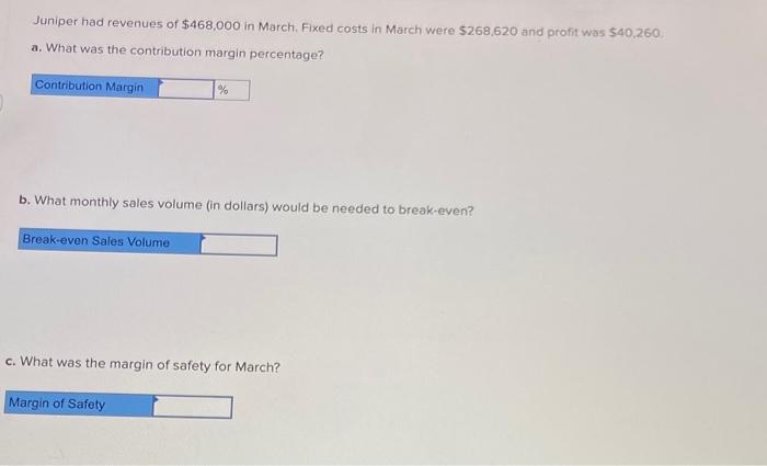 Solved Cantor Products sells a product for $90. Variable | Chegg.com