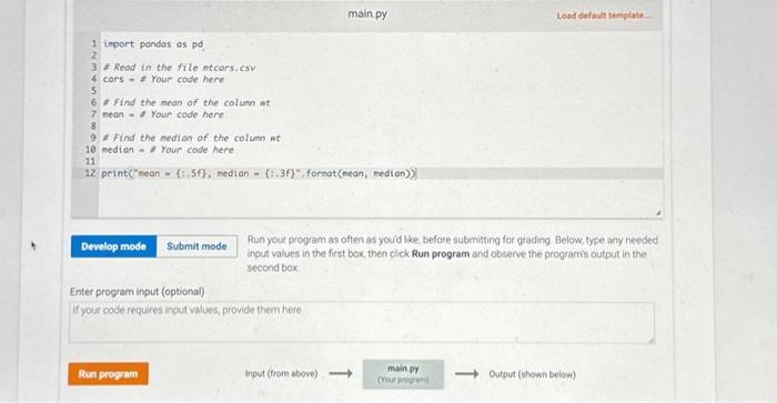 Solved 3.8 LAB: Measures of center The mtcars dataset | Chegg.com