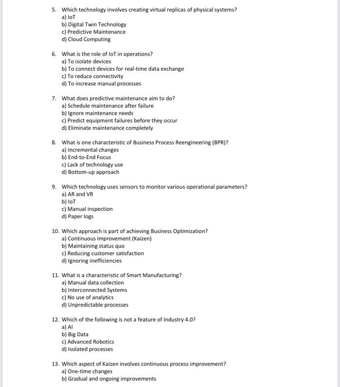 Solved Which technology involves creating virtual replicas | Chegg.com