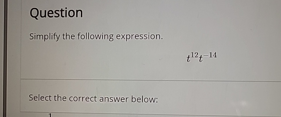 Solved QuestionSimplify the following | Chegg.com Solved QuestionSimplify the following | Chegg.com