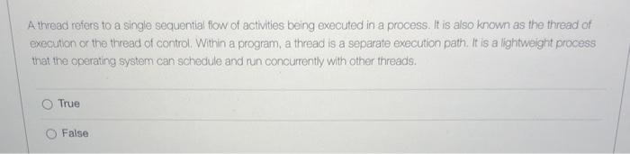 Solved A process is in a running state when its allocated | Chegg.com