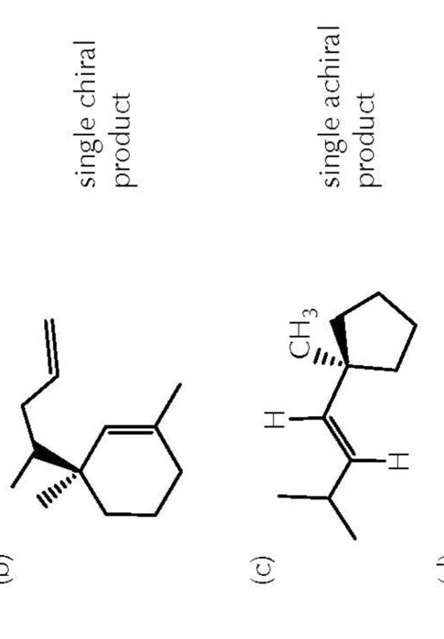 Solved single achiral product | Chegg.com