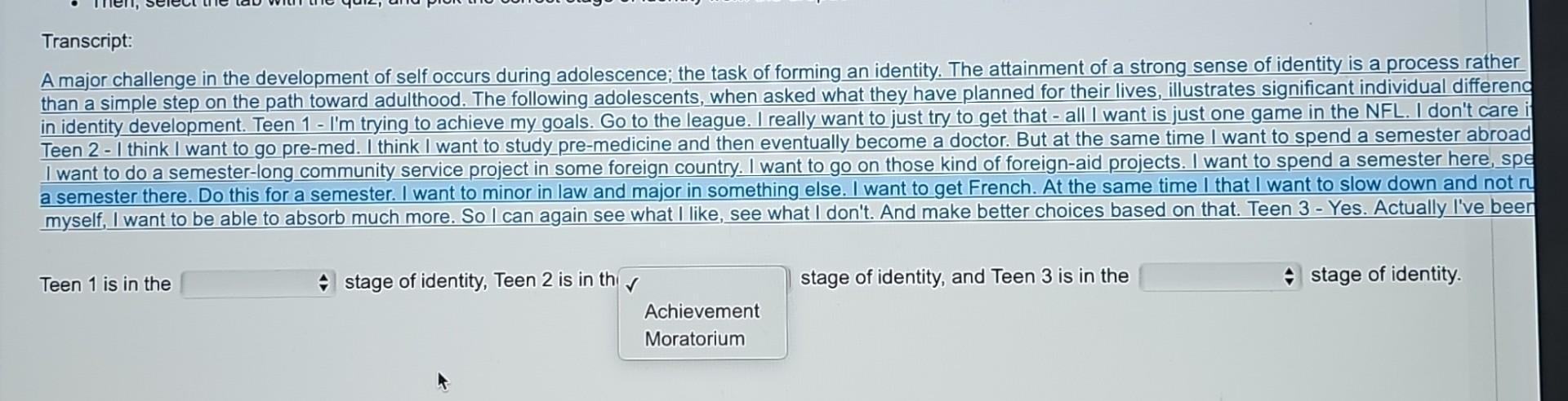 Solved Transcript: A major challenge in the development of | Chegg.com