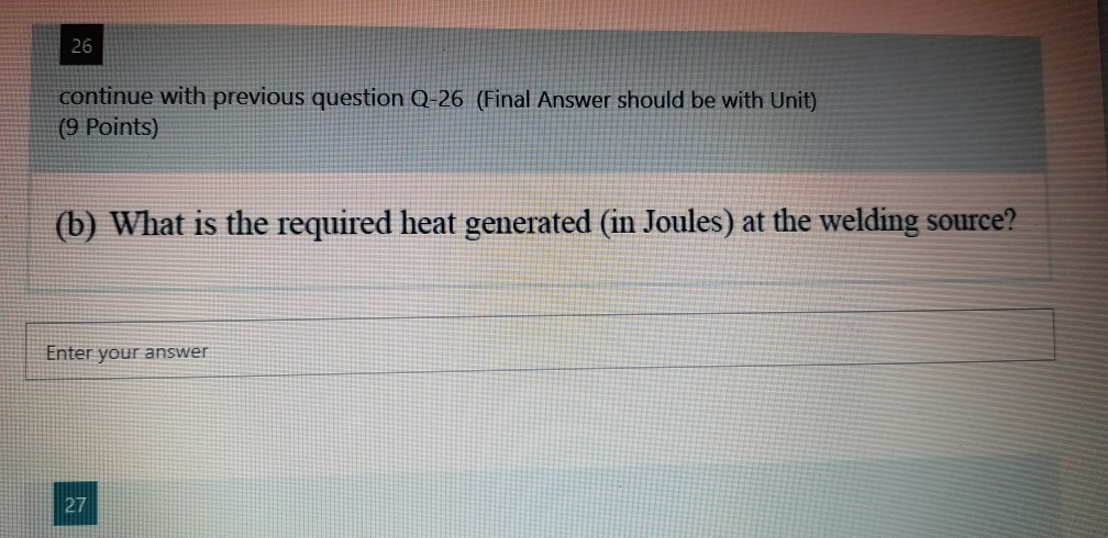 Solved (20 Points) RW welding was used to weld steel plates. | Chegg.com
