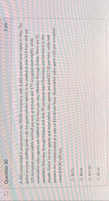 Solved each question has the same numbers, but is requiring | Chegg.com