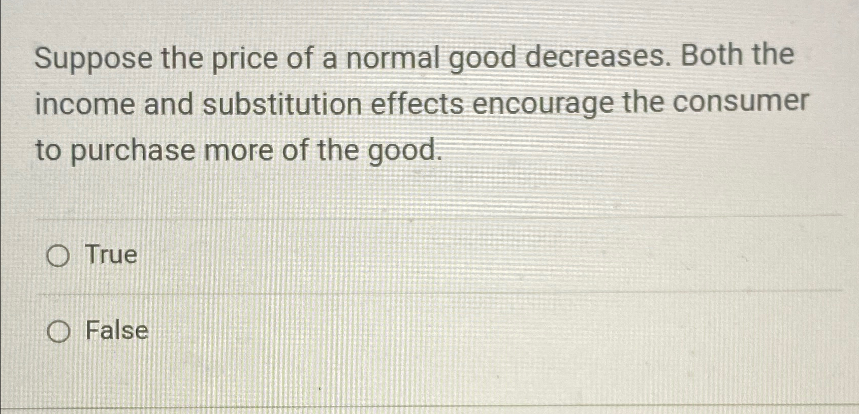 Solved Suppose the price of a normal good decreases. Both | Chegg.com