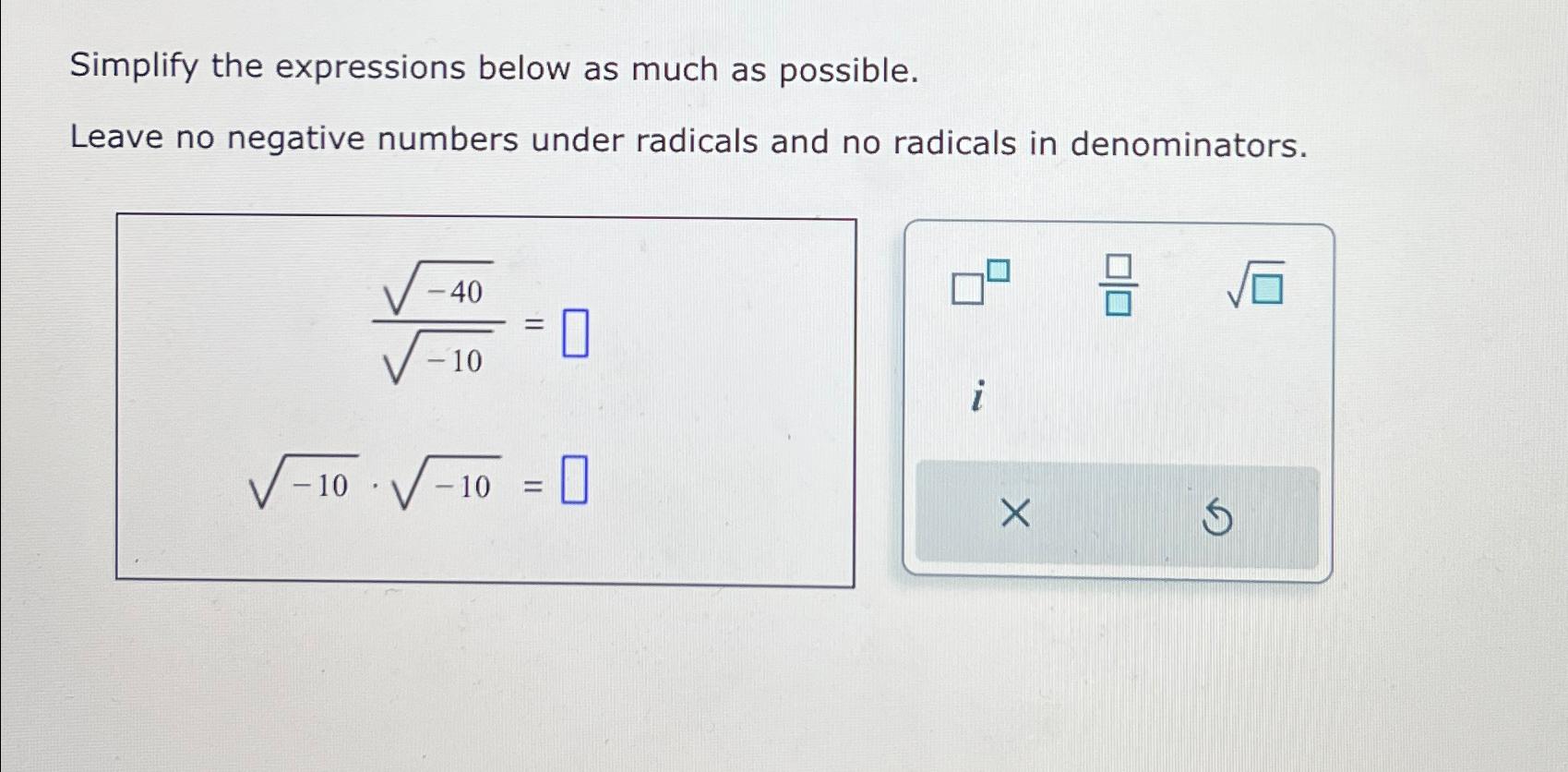 Solved Simplify the expressions below as much as | Chegg.com