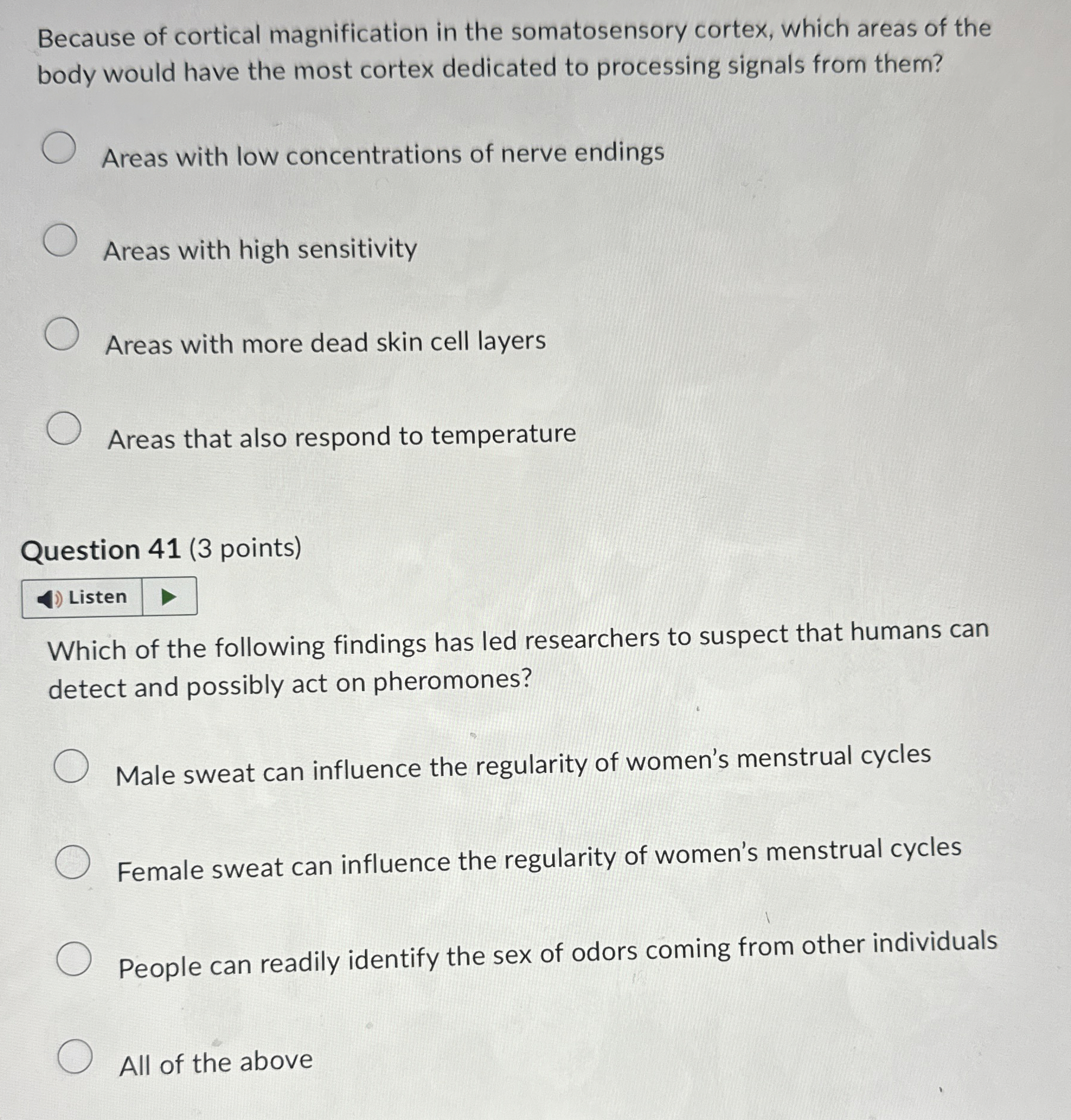 Solved Because of cortical magnification in the | Chegg.com