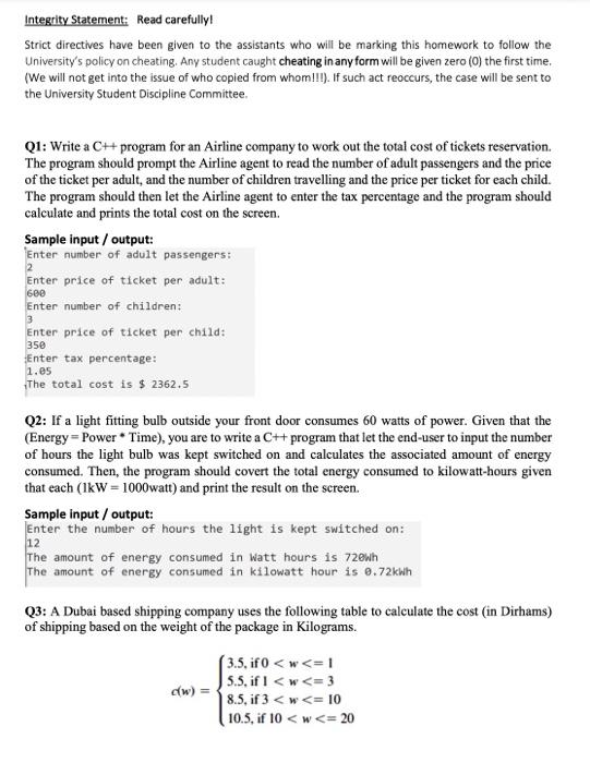 Solved Objectives: • Basic practice on repetition | Chegg.com