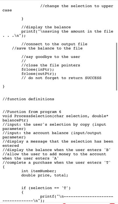 Solved Intro to Programming in C-program (larger program) | Chegg.com