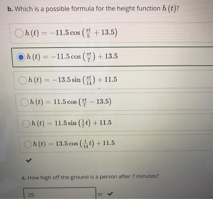Solved based on the information, find the amplitude, period, | Chegg.com