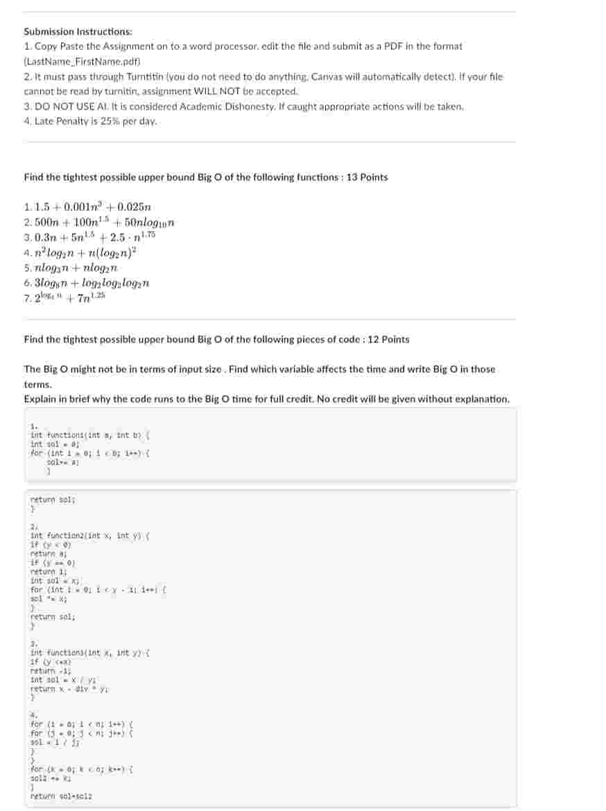 Solved Submission Instructions:Copy Pasto the Assignmerit | Chegg.com