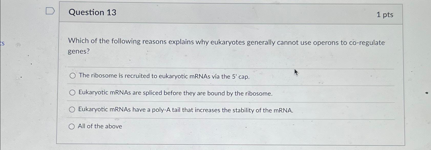 Solved Question 131 ﻿ptsWhich of the following reasons | Chegg.com