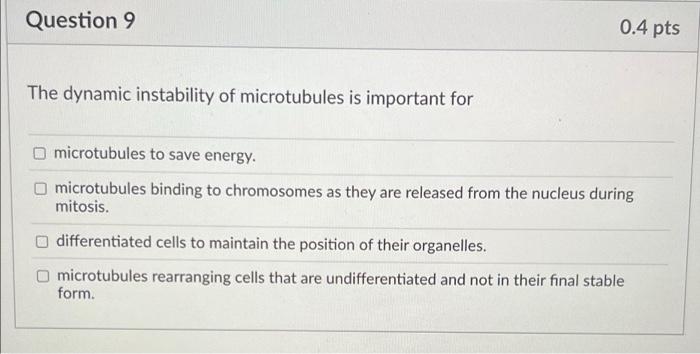 Solved The structure of actin microfilaments is polar with a | Chegg.com