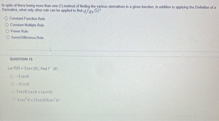 Solved In spite of there being more than one (1) method of | Chegg.com