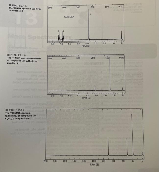 Solved 1. Propose a structure(s) consistent with the proton | Chegg.com